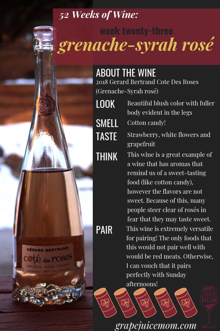 52 Weeks of Wine - Week 23: Grenache-Syrah Rosé (March 30th-April 5th ...